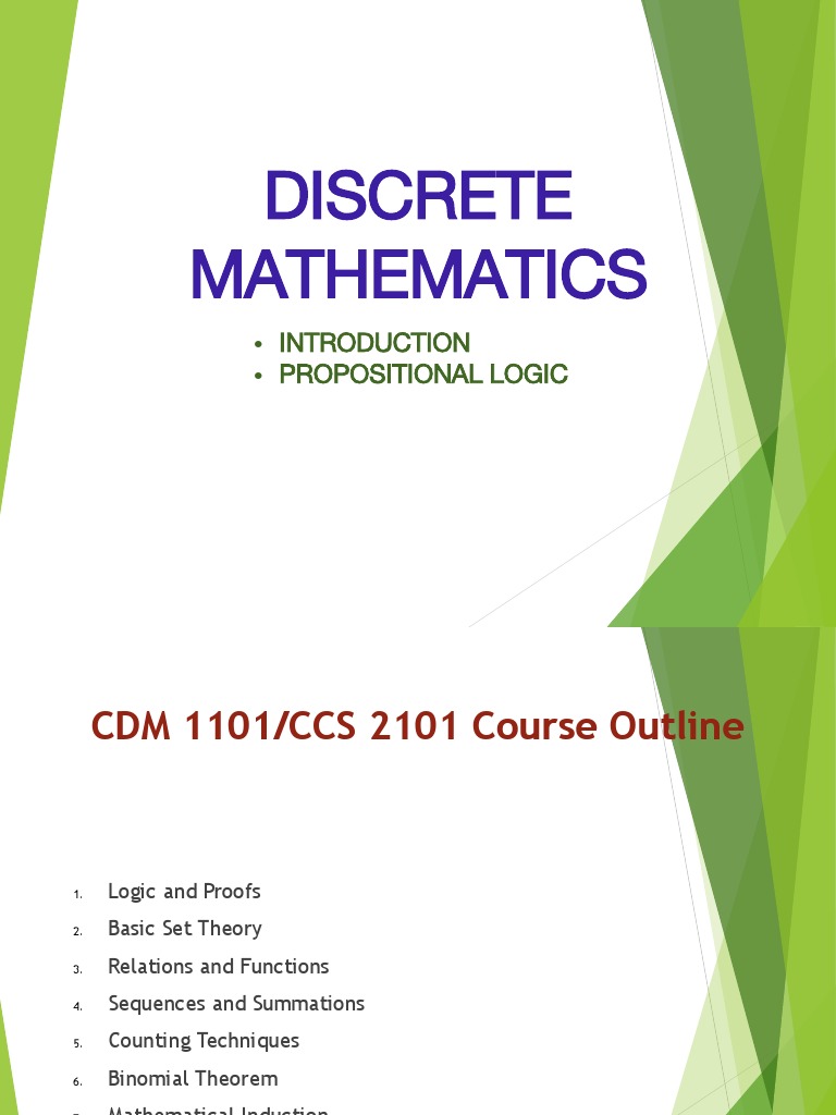 Discrete Math | Download Free PDF | Discrete Mathematics | Mathematics