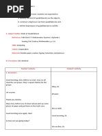4as Lesson Plan Template | PDF | Learning | Teachers