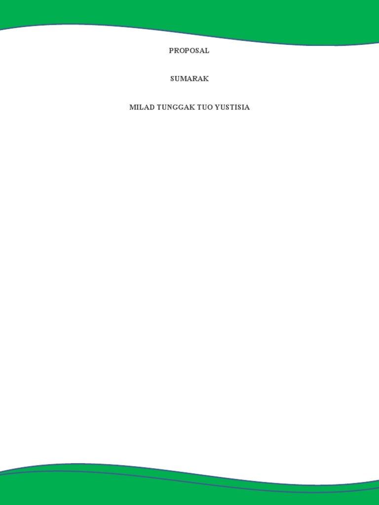 Proposal Milad Mapala | PDF