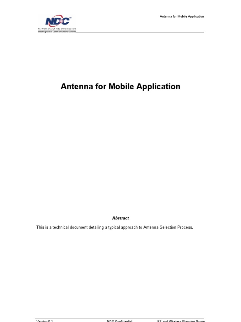 Mobile Antenna Selection Guide | PDF