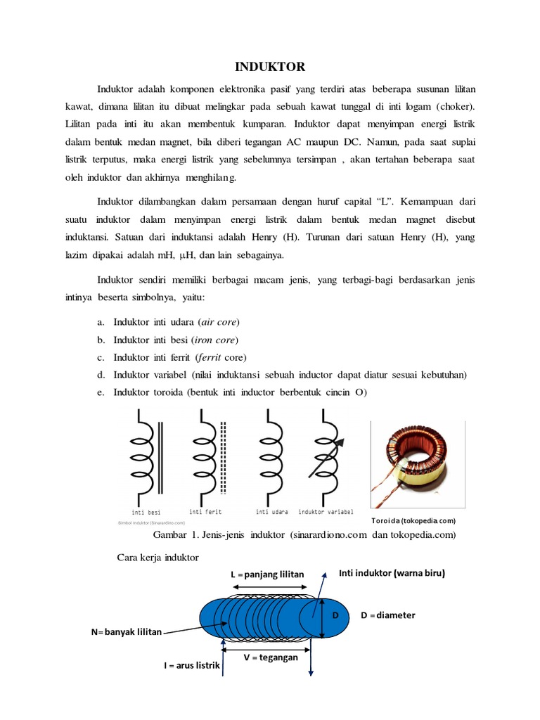 Resume Tentang Induktor | PDF