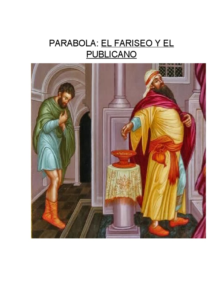 PARABOLA FARISEO Y EL PUBLICANO | PDF | Pecado | Jesús