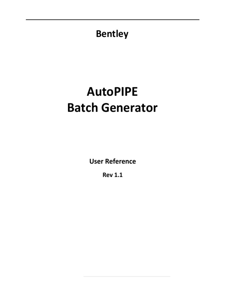 BatchGenerator UserReference | PDF | Directory (Computing) | Graphical User Interfaces