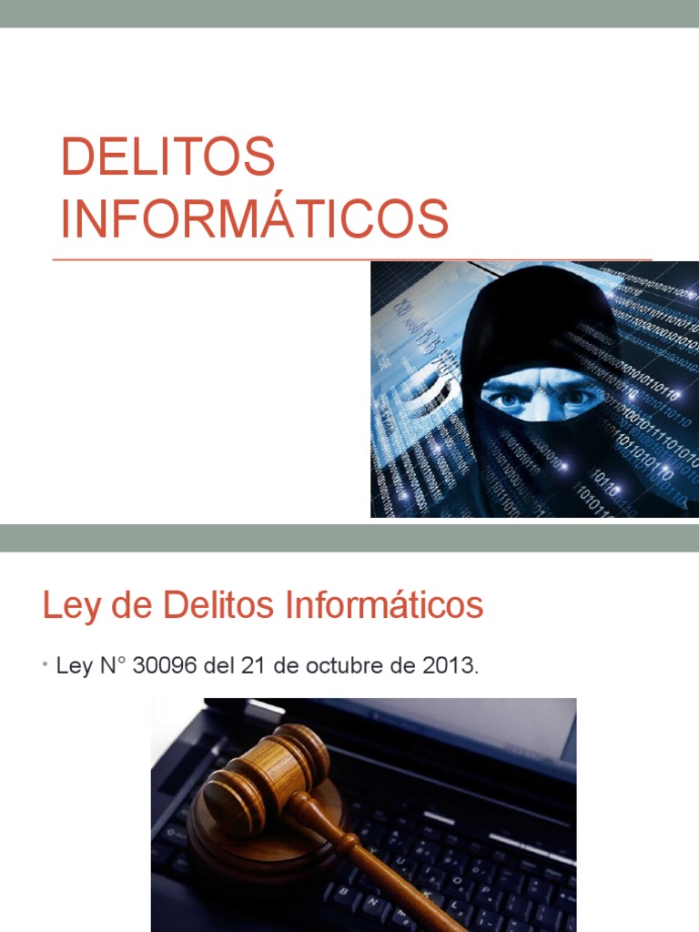 Delitos Informáticos | PDF | Cibercrimen | Derecho penal