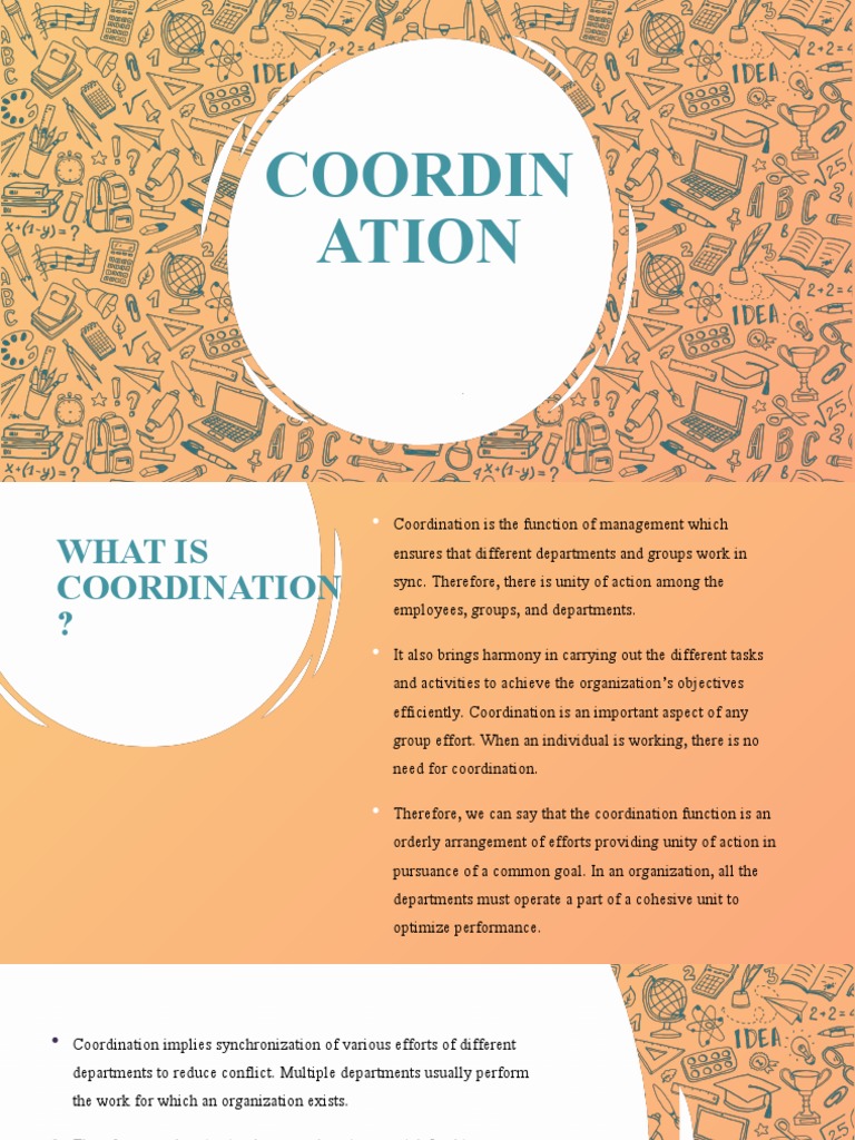 COORDINATION | PDF | Synchronization | Cognitive Science