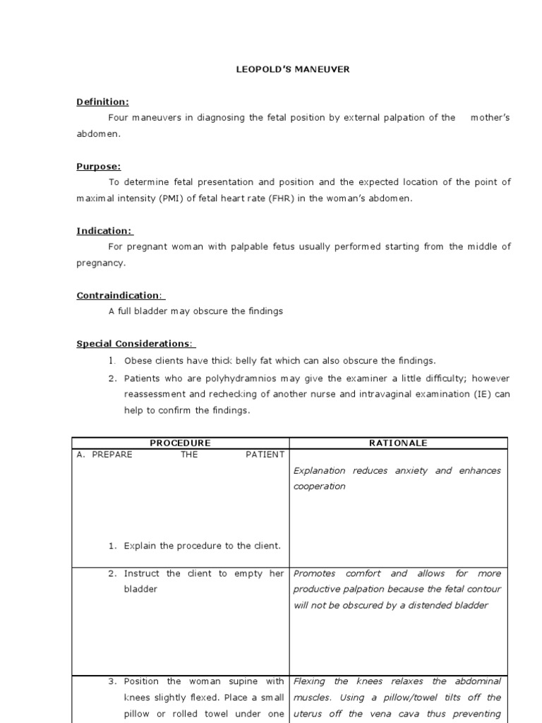 10 Leopold's Maneuver | Abdomen | Fetus