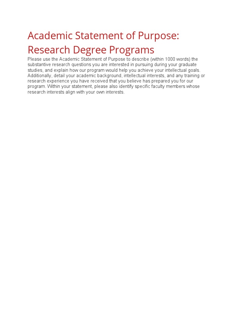 Graduate Research Statement Guide | PDF | Career & Growth | Art
