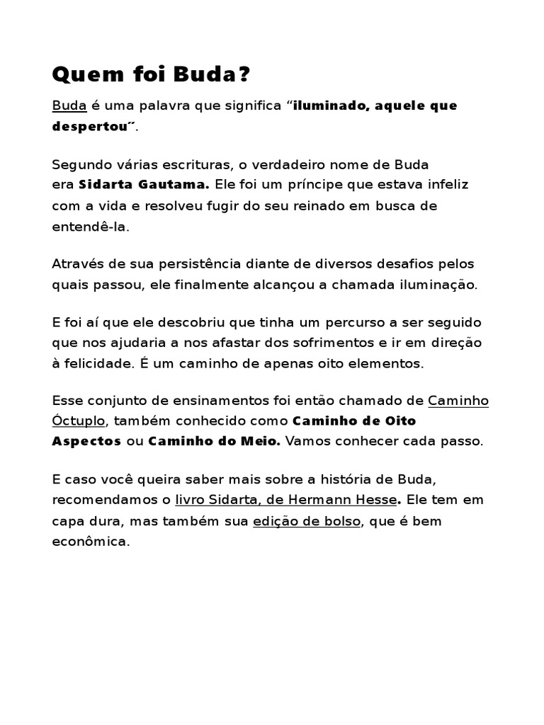 Os 8 Ensinamentos de Buda para Ser Feliz - Caminho Óctuplo | PDF ...