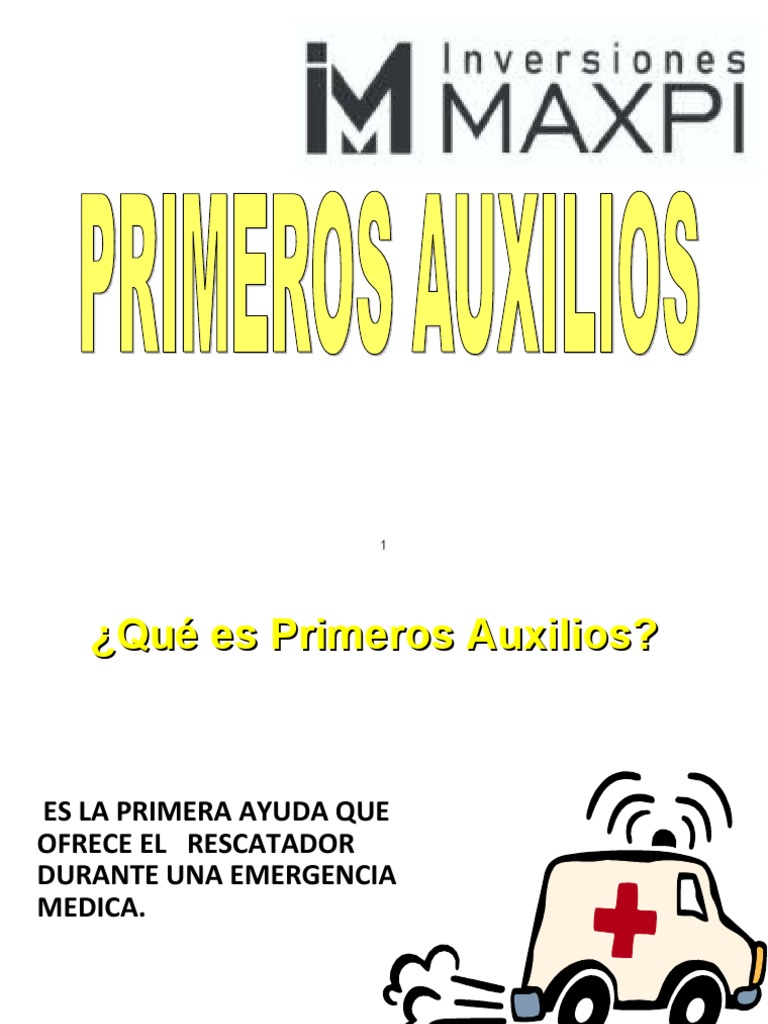 Primeros Auxilios | PDF | Quemar | Primeros auxilios