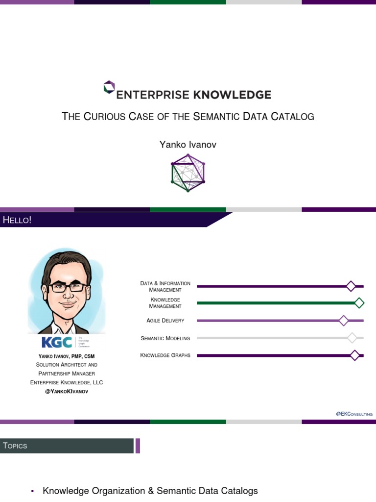 The Curious Case of The Semantic Data Catalog | PDF | Data | Business
