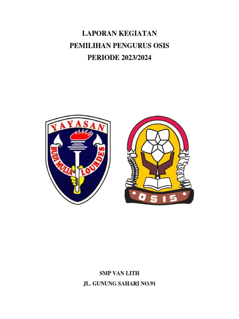 Laporan Pemilihan OSIS SMP Van Lith | PDF