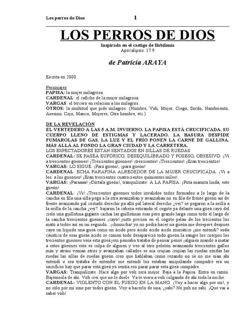 Araya, P. Los Perros de Dios | PDF