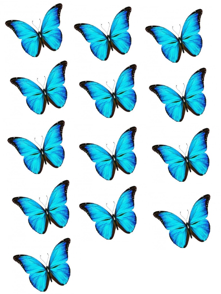 mariposas azules | PDF