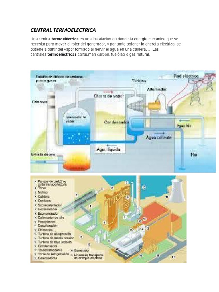 Central Termoelectrica | PDF