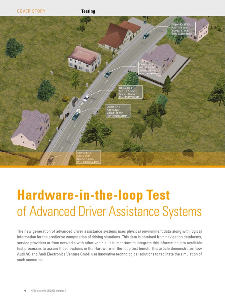 Hardware-In-The-Loop Test: of Advanced Driver Assistance Systems | PDF ...
