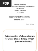 Phase Diagram of Phenol-Water System | PDF | Phase (Matter) | Phase Rule