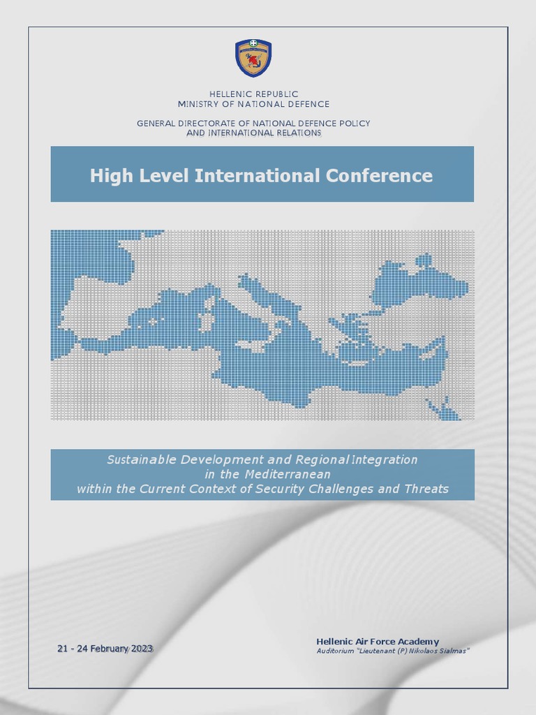 Final Programme of High Level International Conference | PDF | Greece ...