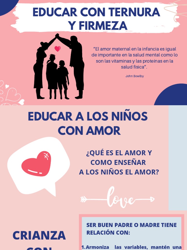 Educar Con Ternura y Firmeza | PDF | Amor | Sicología