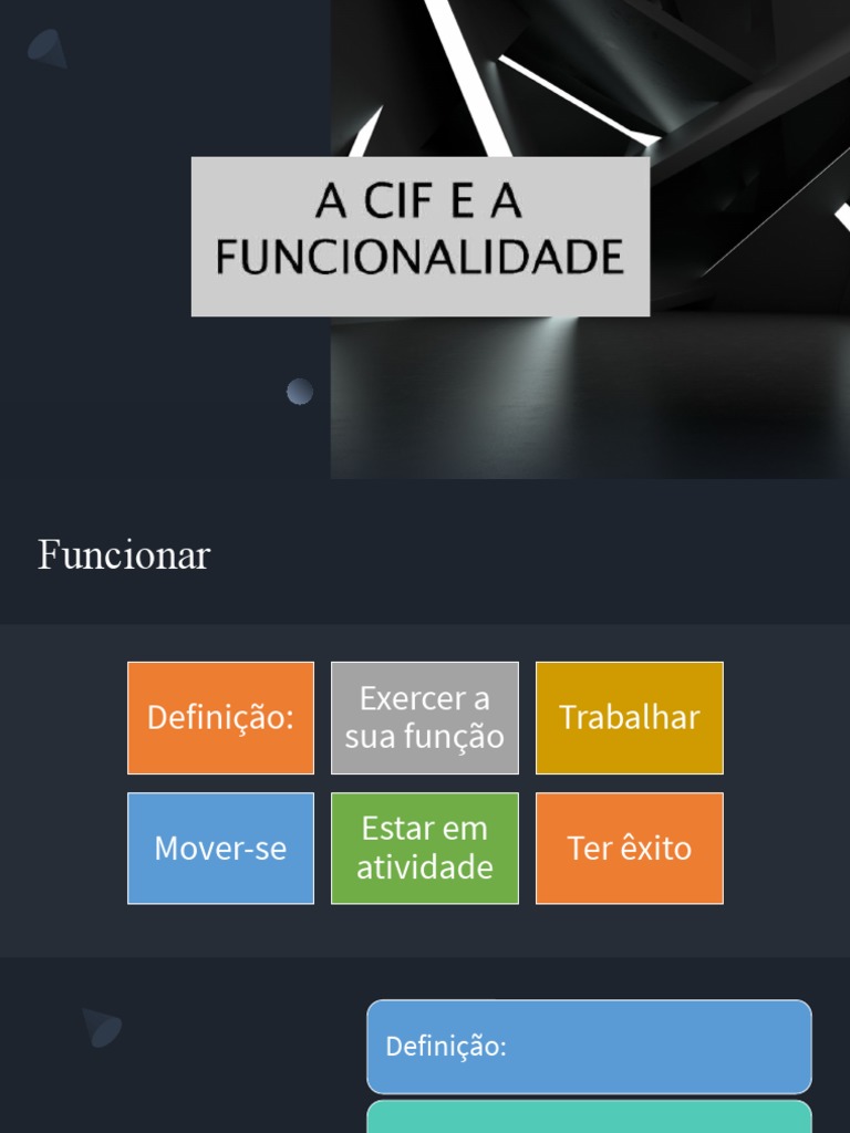 Aula - Funcionalidade (CIF) | PDF