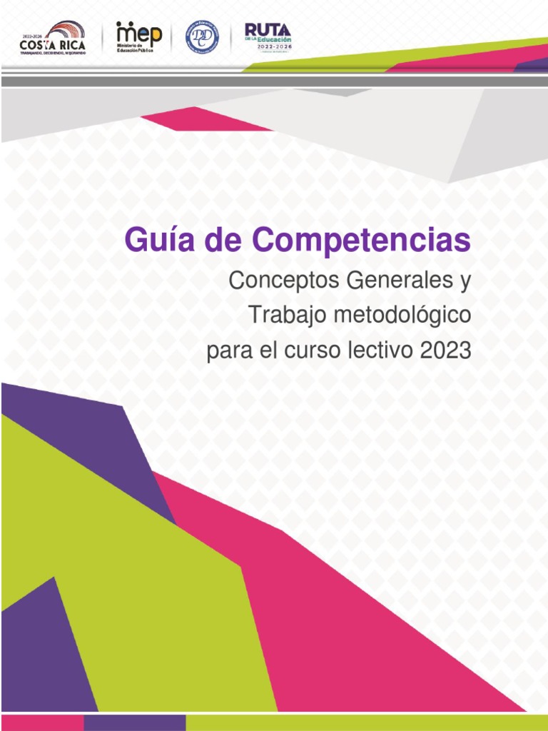 Guia de Competencias Orientaciones Generales v2 14.02 | PDF ...