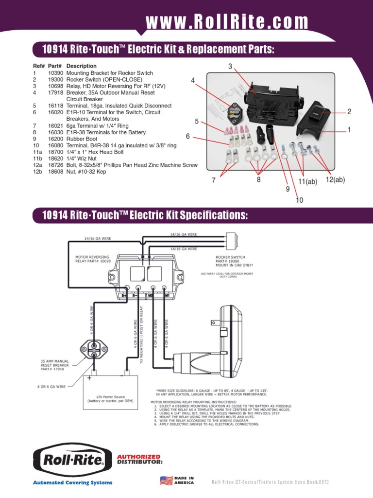 Rite Touch™ Electric Kit & Replacement Parts | PDF | Technology ...