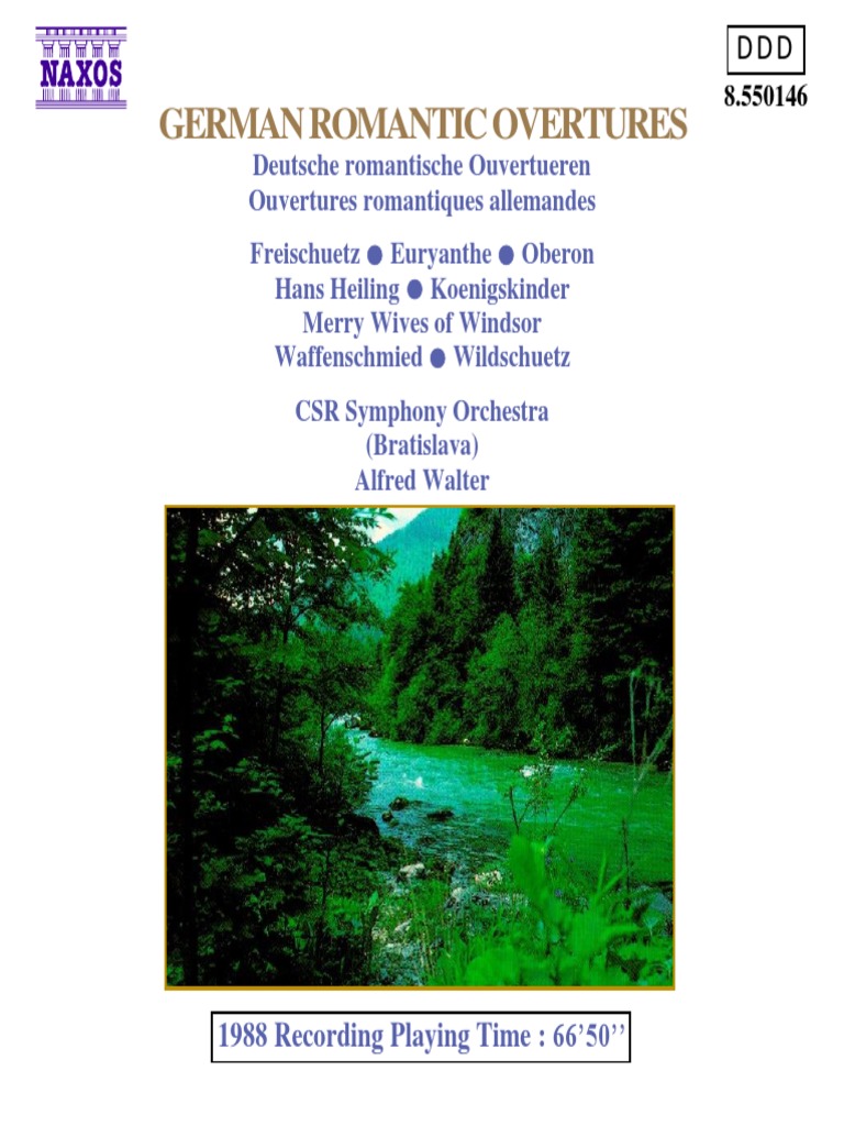 German Romantic Overtures (Alfred Walter) - 1988 | PDF | Classical ...