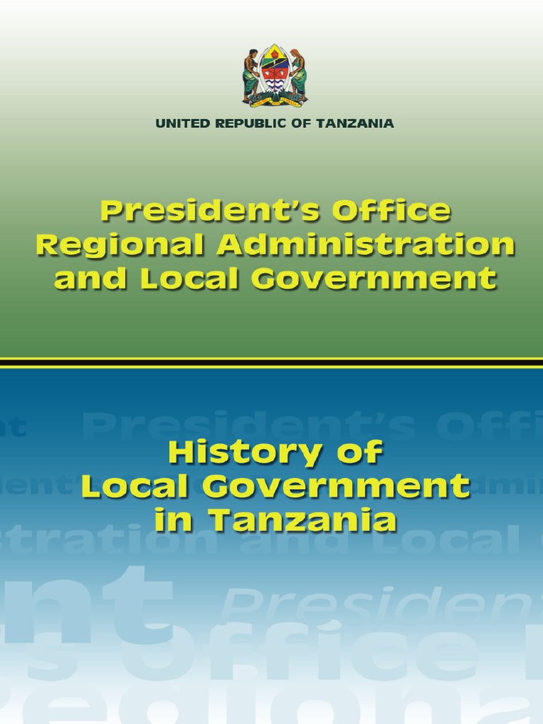History of Local Government in Tanzania | PDF | Governance | Governor