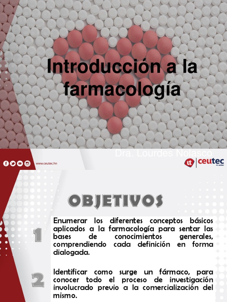 Tema - 1. INTRODUCCION A LA FARMACOLOGIA | PDF | Medicamentos con receta | Farmacología