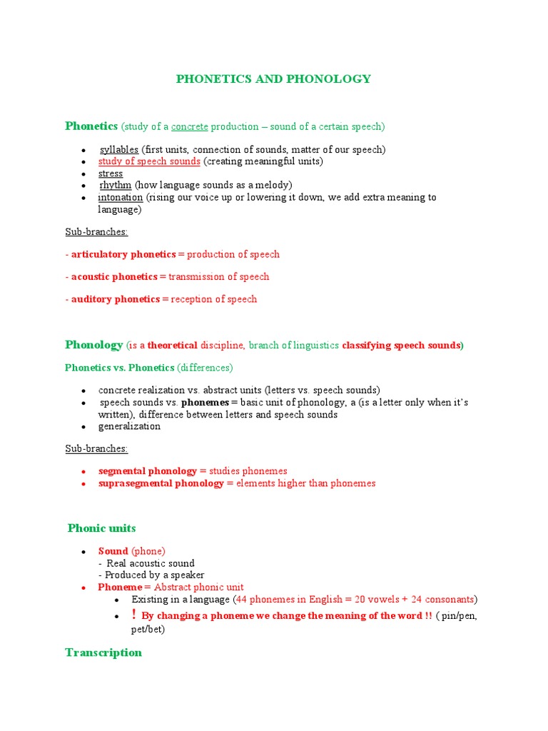 Phonetics and Phonology Basics | PDF | Phoneme | Vowel