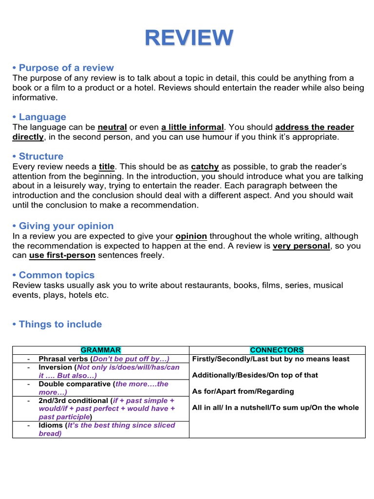 Review Guide Fce | PDF | Linguistics | Cognitive Science