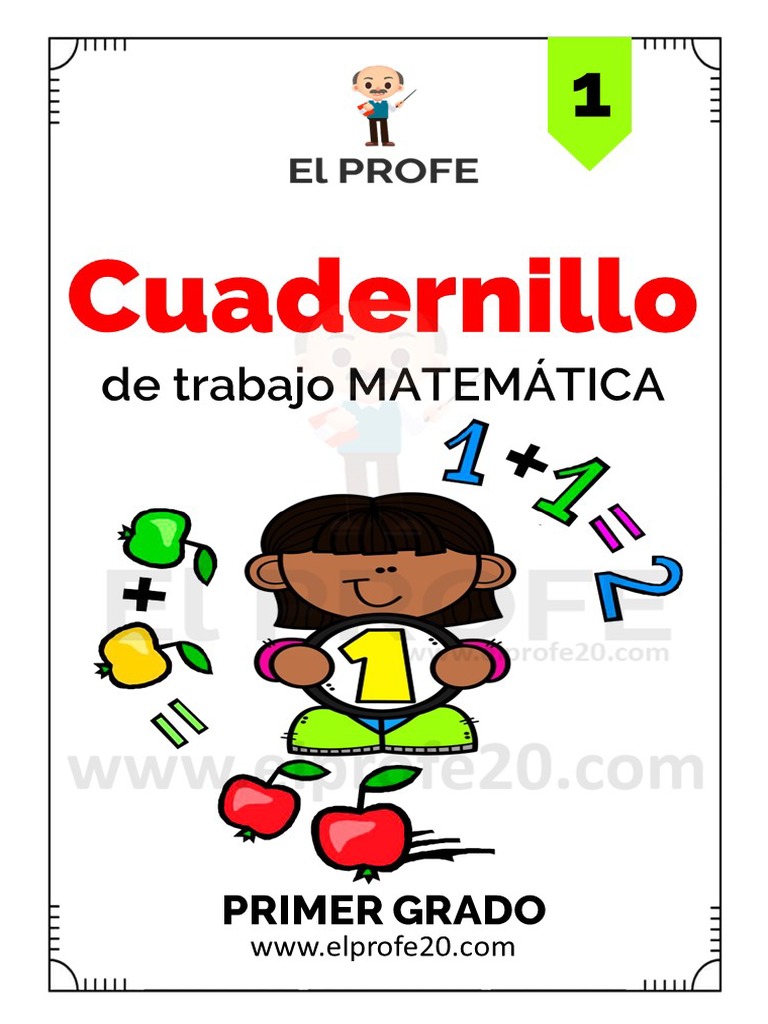 Cuadernillo de Trabajo de Matematicas Primer Grado Elprofe20 | PDF