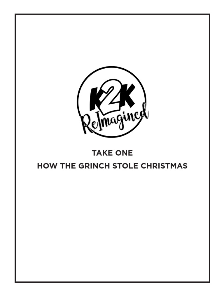 Script - How The Grinch Stole Christmas | PDF | Dr. Seuss