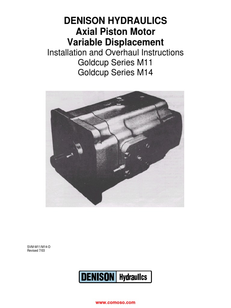 Parker Comoso SVM M11 M14 D | PDF | Pump | Leak