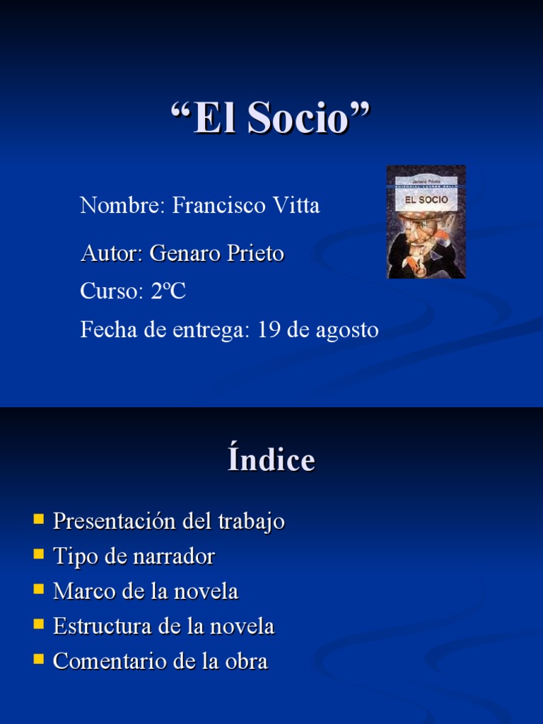 El Socio Jenaro Prieto 1219100431677141 8 | PDF