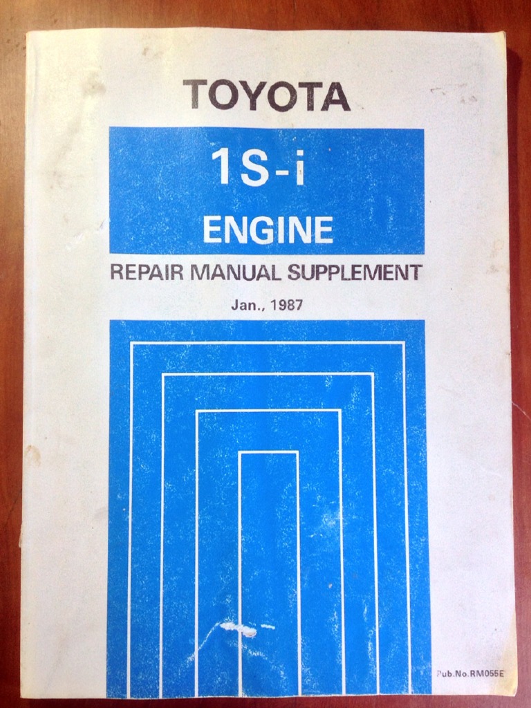 1s-Ilu - Repair Manual Supplement - Jan.1987 - Rm055e | PDF