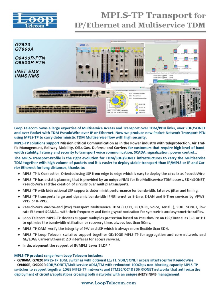 Loop Mpls Solution Pdf Networking Multiprotocol Label Switching