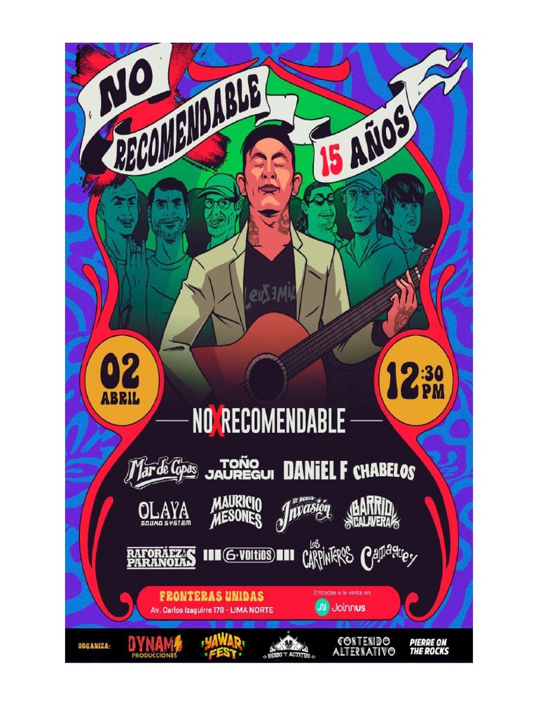 Informacion General Nox 15 Anos | PDF | Electrónica de audio ...