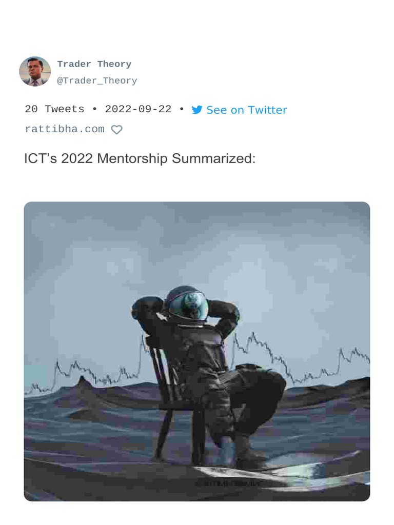 Ict's - 2022 - Mentorship - Summarized - Thread - by - Trader - Theory - Sep 22, 22 - From ...