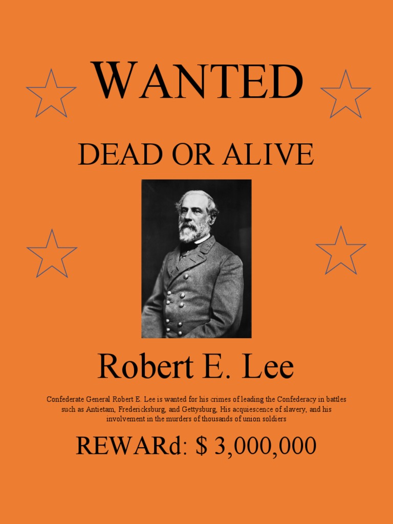 Lee Wanted Poster | PDF | History