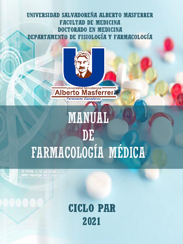 Manual de Farmacologia Ciclo Par 2021 | PDF | Medicamentos con receta | Farmacología