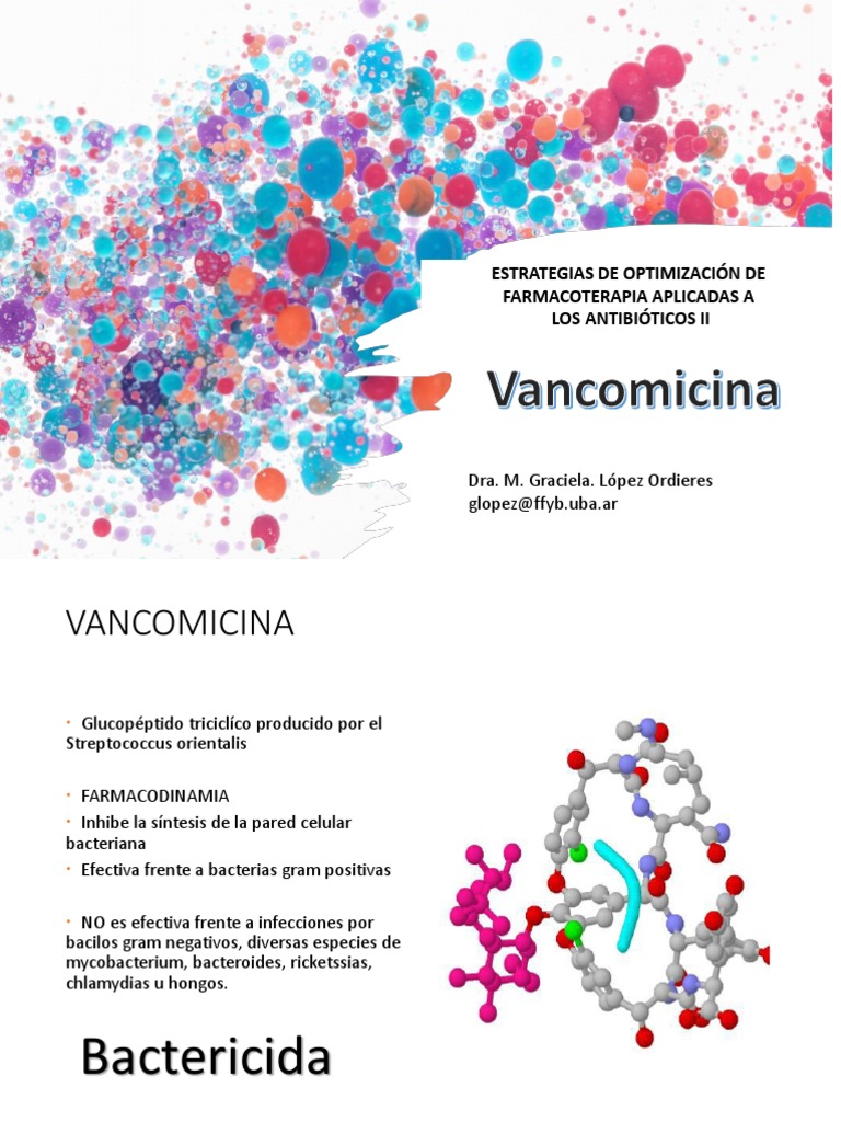 Estrategias de Optimización - Vancomicina | PDF | Staphylococcus Aureus | Causas de la muerte