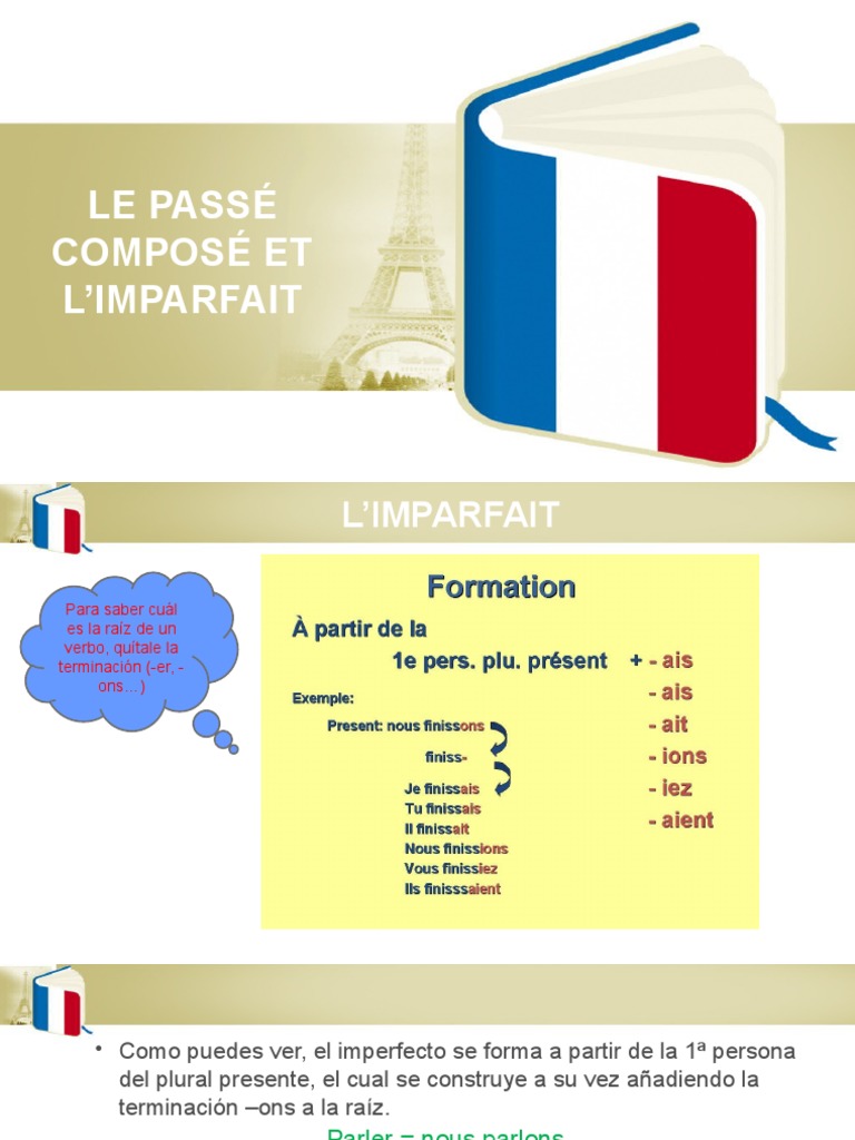Le Passé Composé Et L'imparfait | PDF | Tipología Lingüística ...
