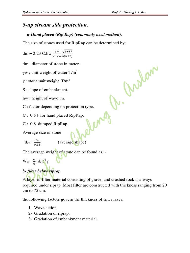 Determining the Phreatic Line and Stability of Homogenous and Rock Toe ...