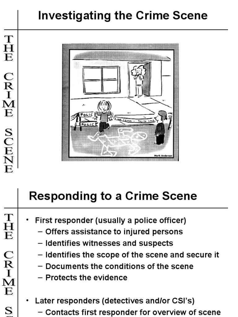Crime Scene Notes | PDF | Crime Scene | Search Warrant