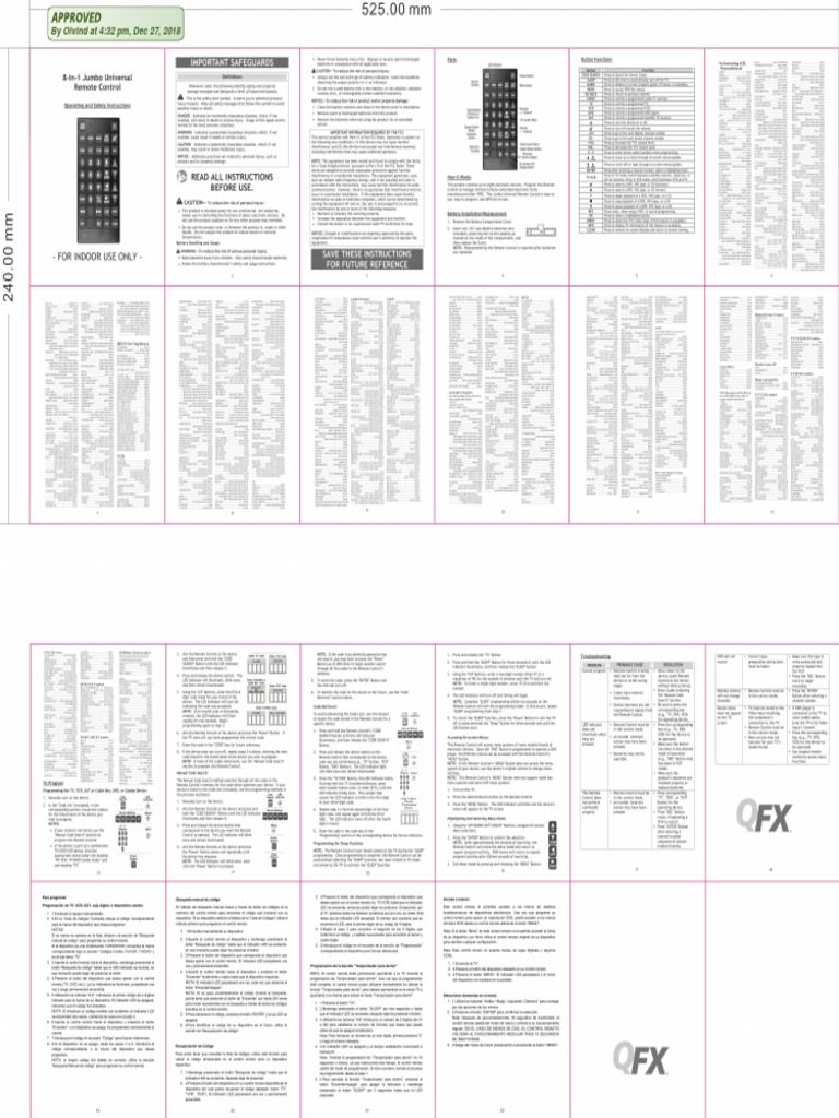 QFX REM-10 User Manual | PDF
