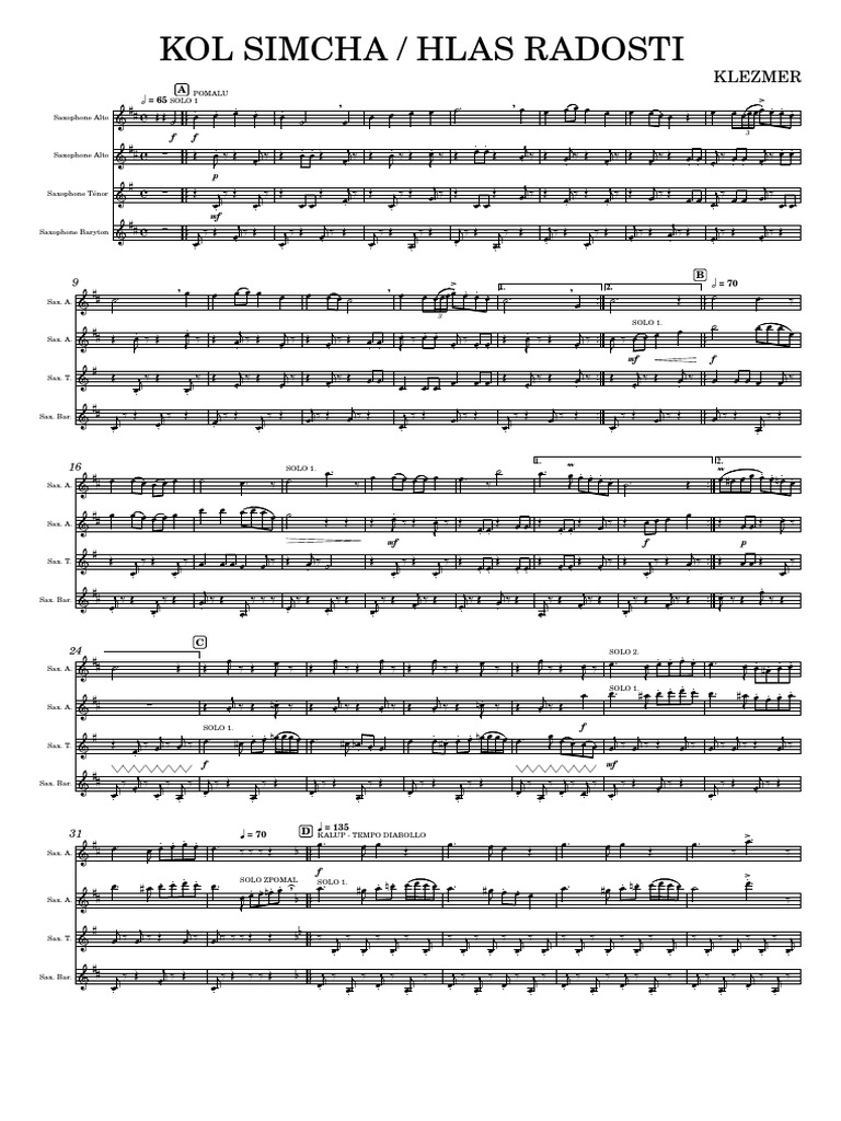 Kol Simcha Quatuor | PDF | Classical Music Groups | European Musical Instruments