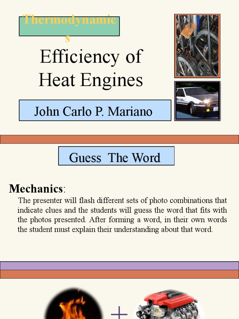 Heat Engine Efficiency Explained | PDF | Heat | Heat Transfer