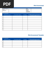 Hazard Assessment HIRAC Form Sample | PDF | Risk | Hazards