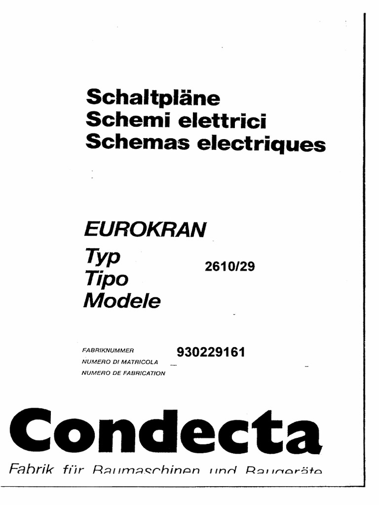 Condecta 2610 Schematy | PDF