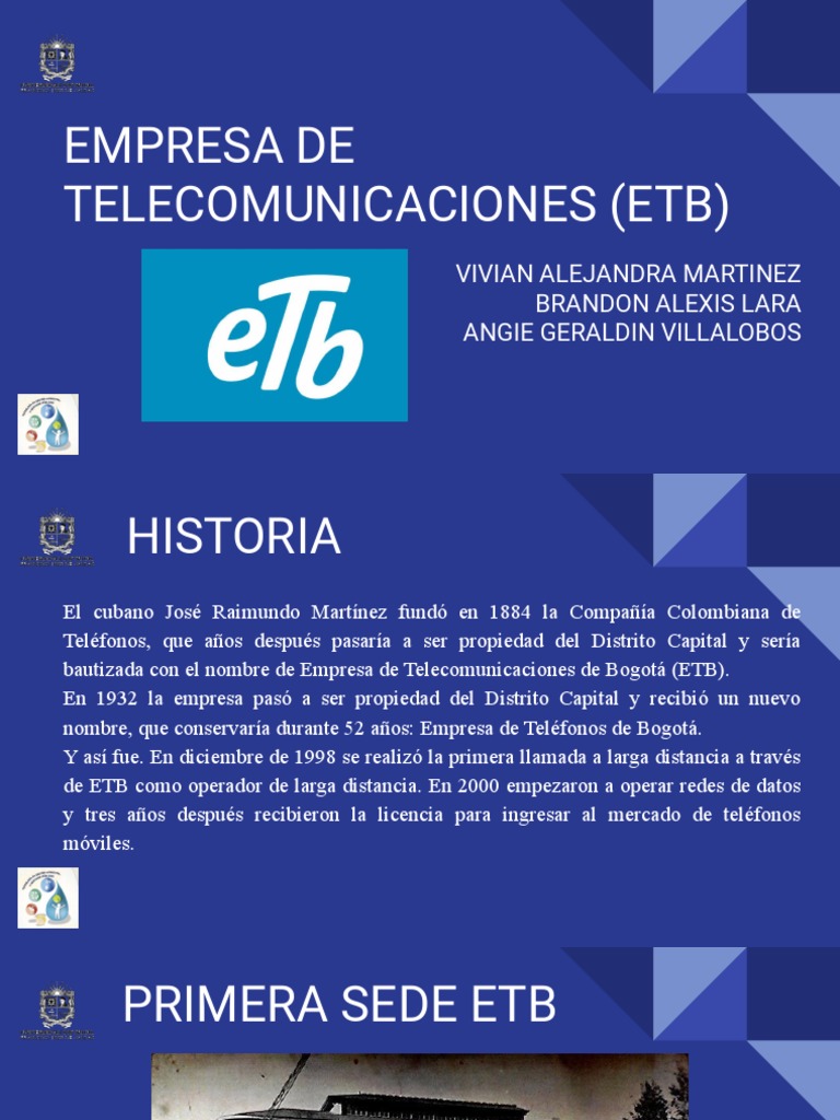 Empresa de Telecomunicaciones (Etb) | PDF | Industrias de servicio | Telecomunicaciones